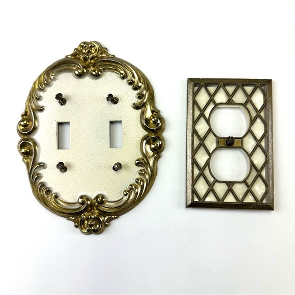 Vintage | Wall Decor | Vintage Light Switch Plates Double And Single ...